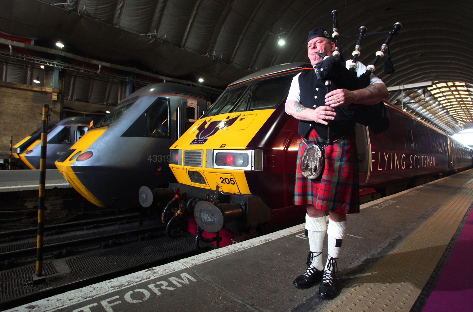 Riding the Flying Scotsman