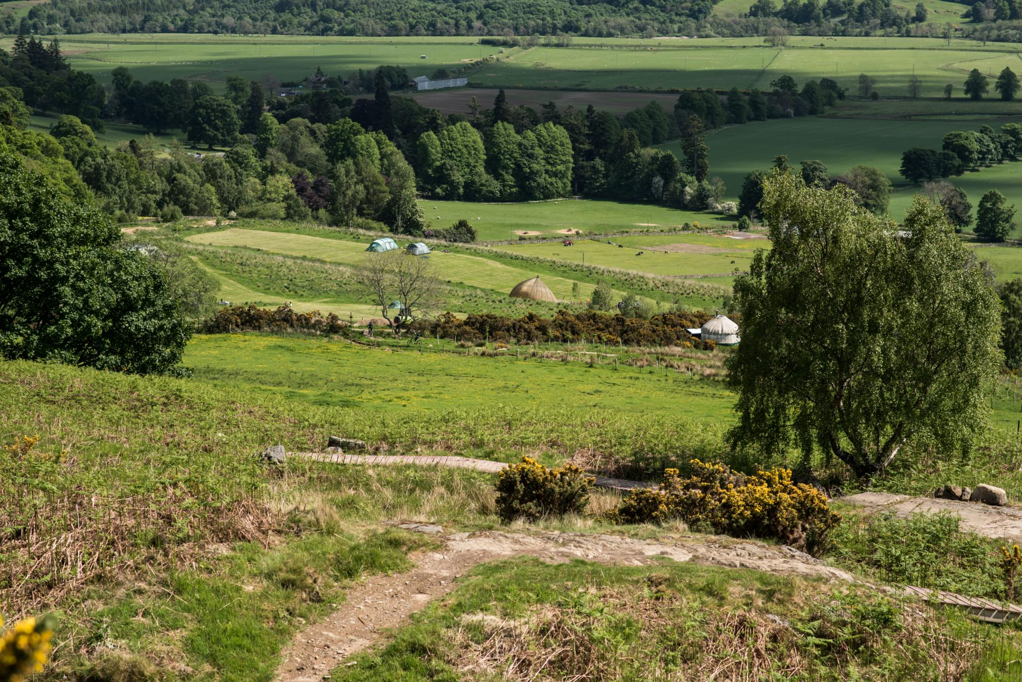 Far Away Meadow Tent Pitch (1 tent only) 56 at Comrie Croft - Bedful ...