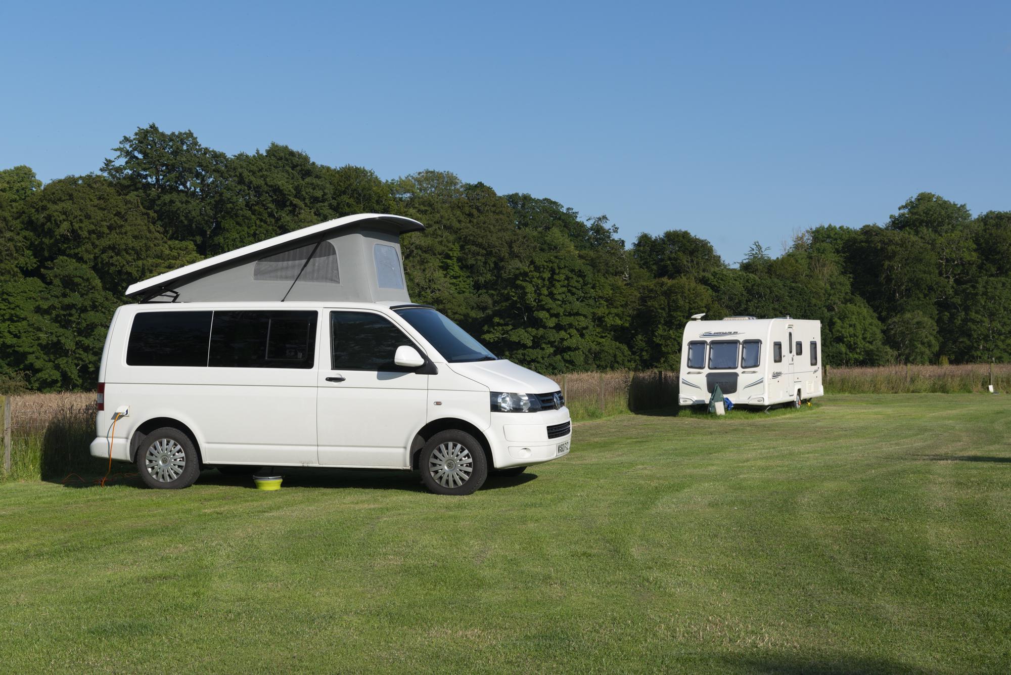 Touring Pitch with Electric 14 at Walkmill Campsite - Bedful Web ...