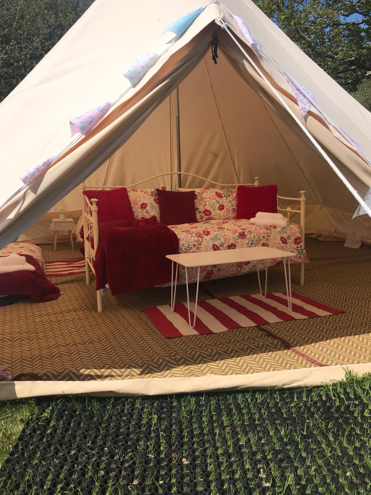 Cherry Blossom, private 6M Bell Tent 64 at Pleasant Streams Farm ...