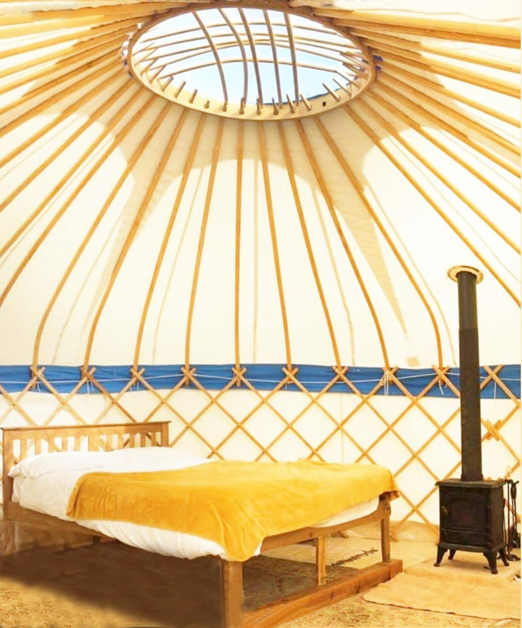 West Kellow Yurts, Looe