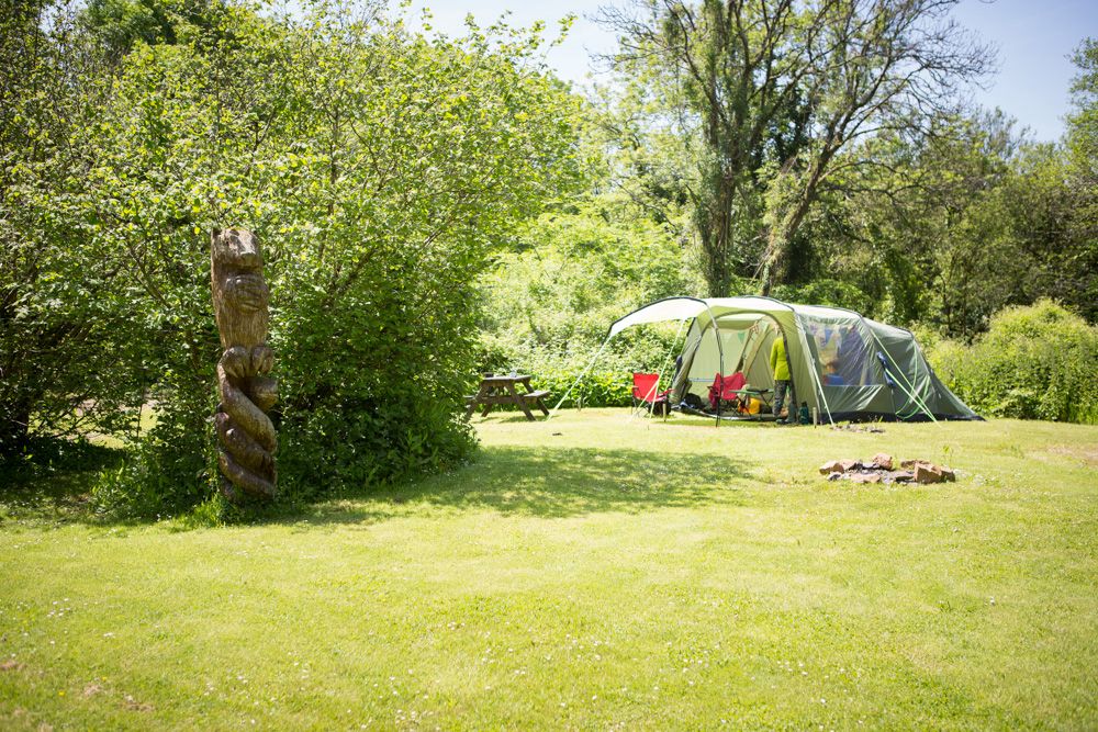 Lower Village Field 1 - Wild Camping Pitch 43 at Cornish Tipi Holidays ...